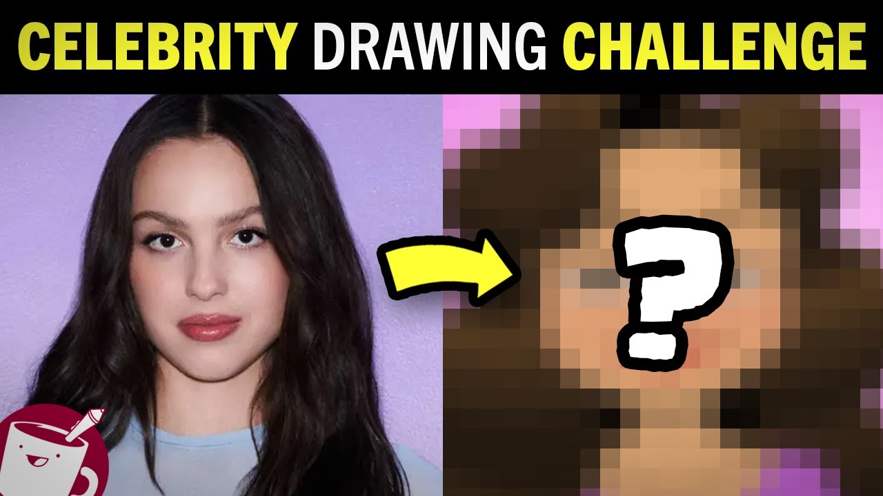 Drawing Celebrities Based Only on Their Vibes - YouTube