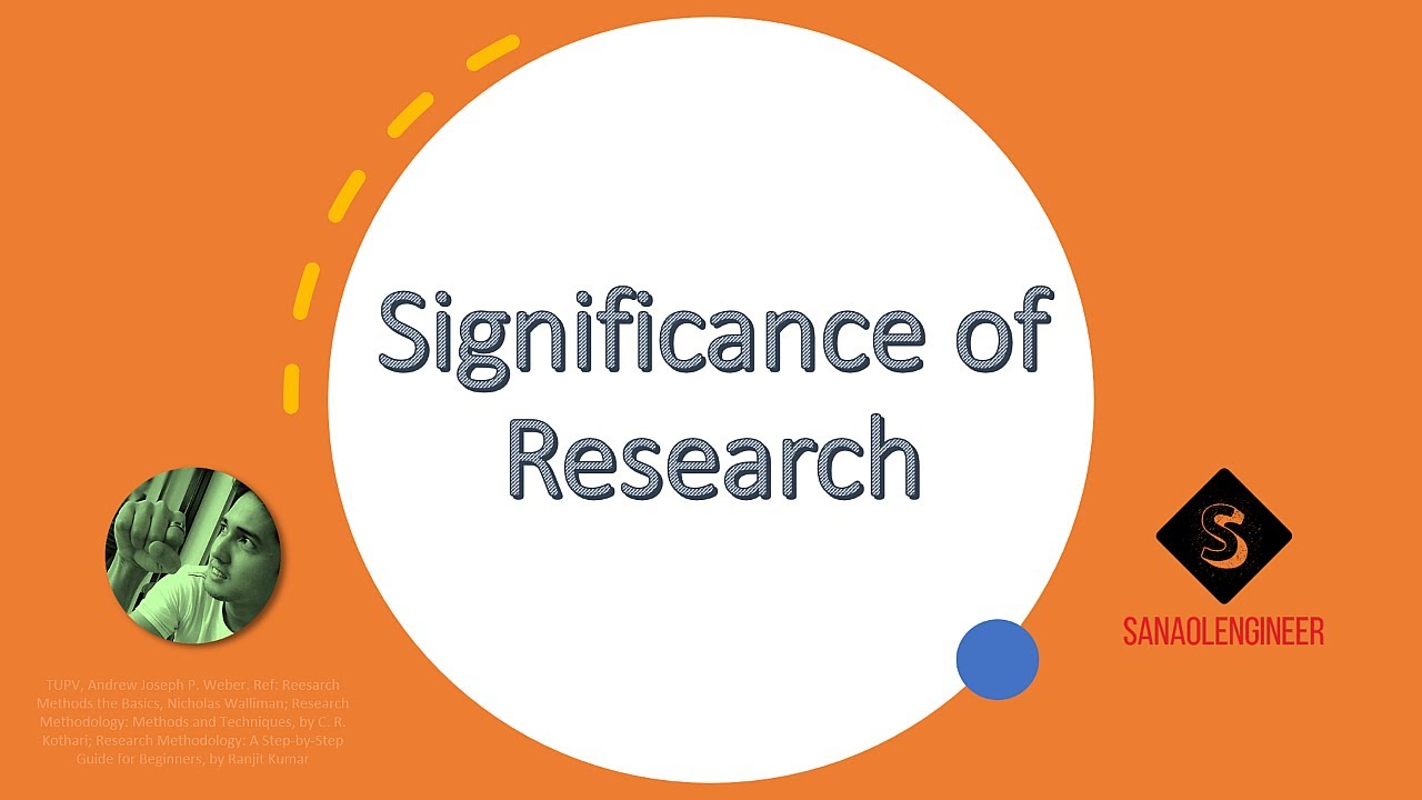 2 1 Research Methods Significance Of Research 1 Of 4 Sanaol