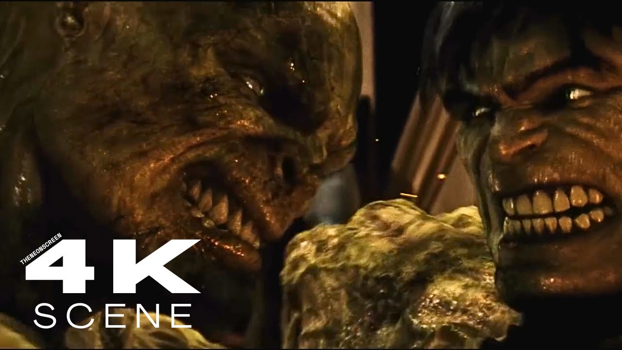 Hulk vs Abomination Fight Scene | The Incredible Hulk (2008)[4K UHD ...