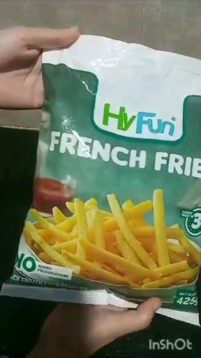 HyFun French Fries easy to make 2mintes very chrispy and tasty - YouTube