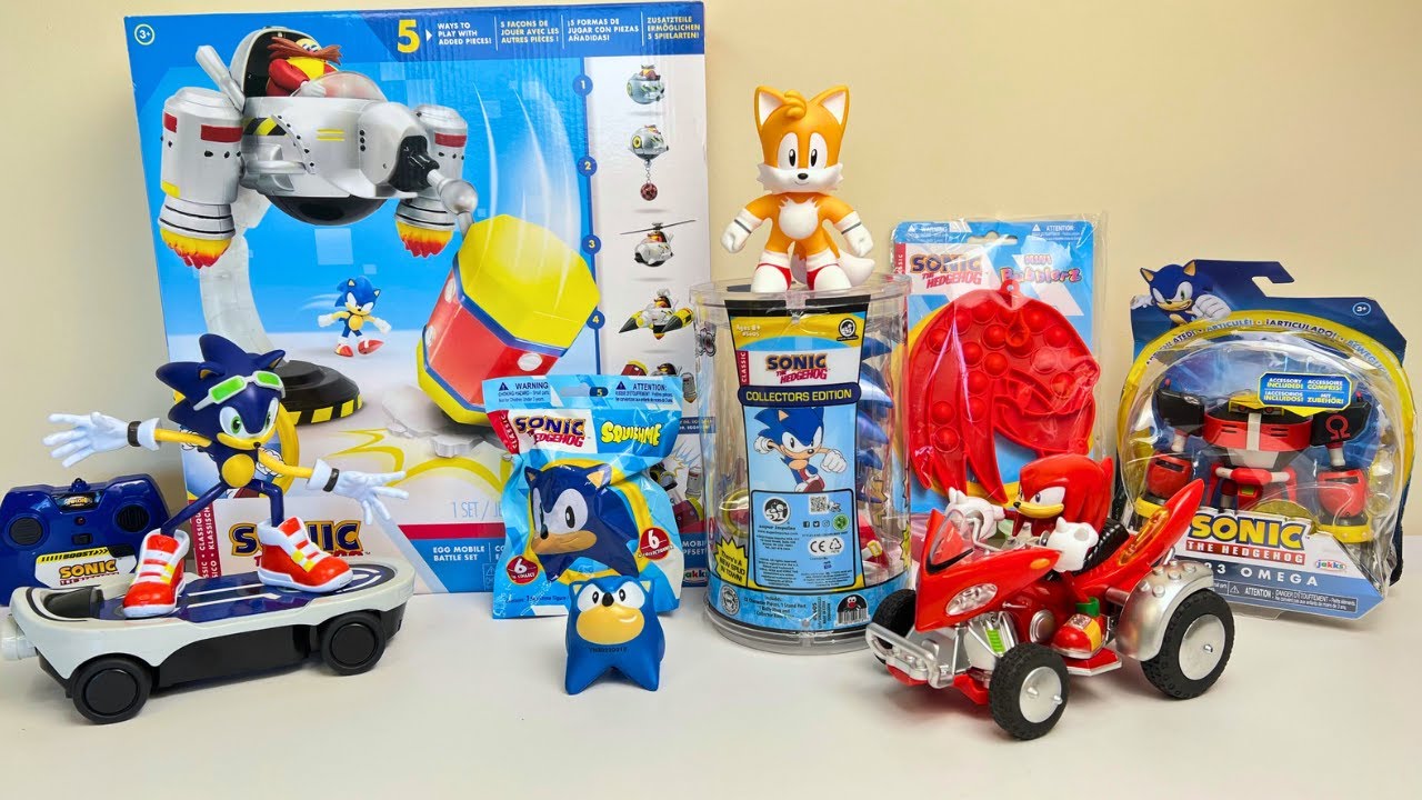Sonic The Hedgehog Collection Unboxing Review | Eggman Battle Set ...