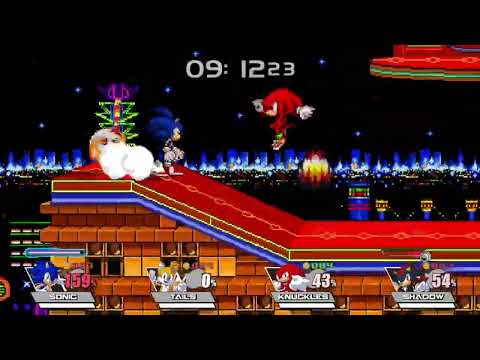 Super Smash Bros Crusade: Sonic Vs Tails Vs Knuckles Vs Shadow