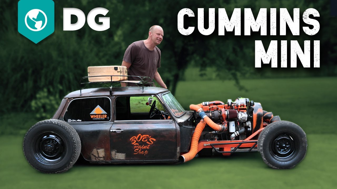 12v Cummins powered Mini is not for Tall People. - YouTube