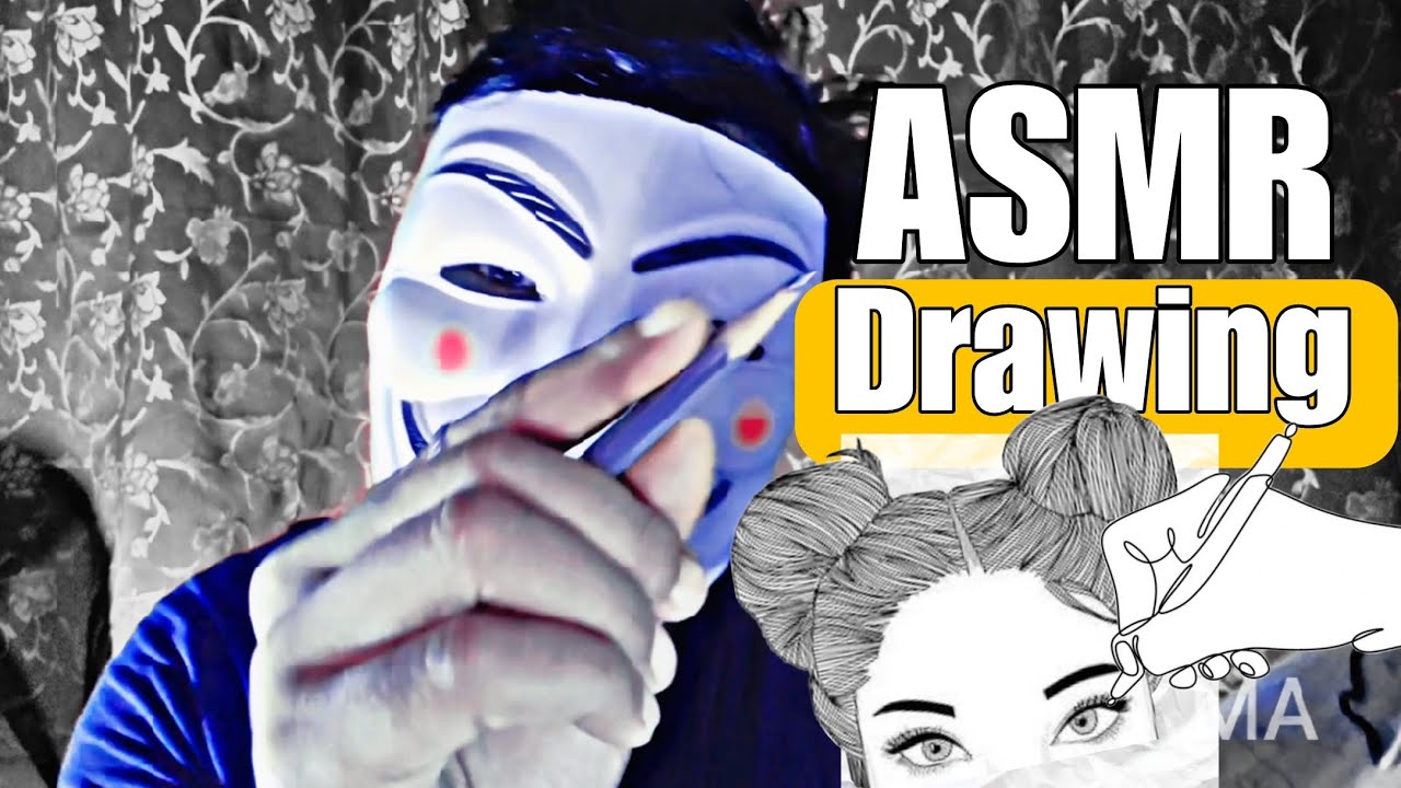Asmr drawing your face ...... - YouTube