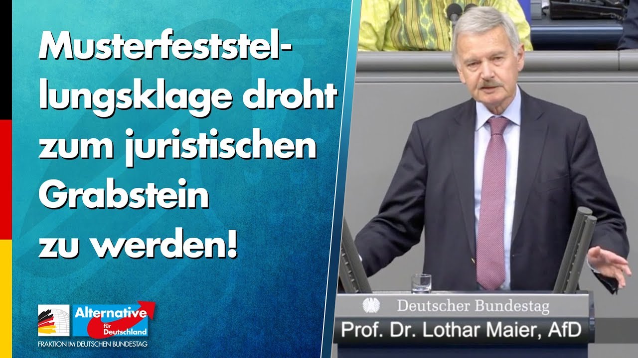 Musterfeststellungsklage droht zum juristischen Grabstein zu werden ...