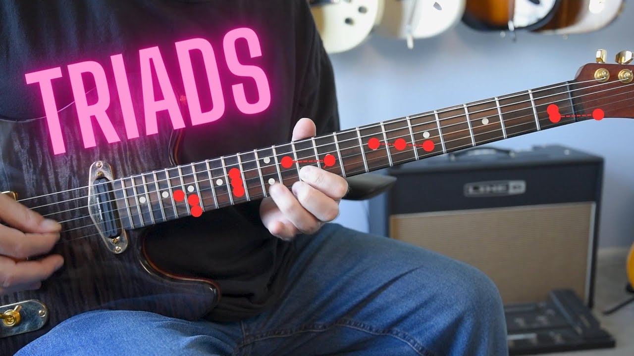 A Major Backing Track Triad Practice - YouTube