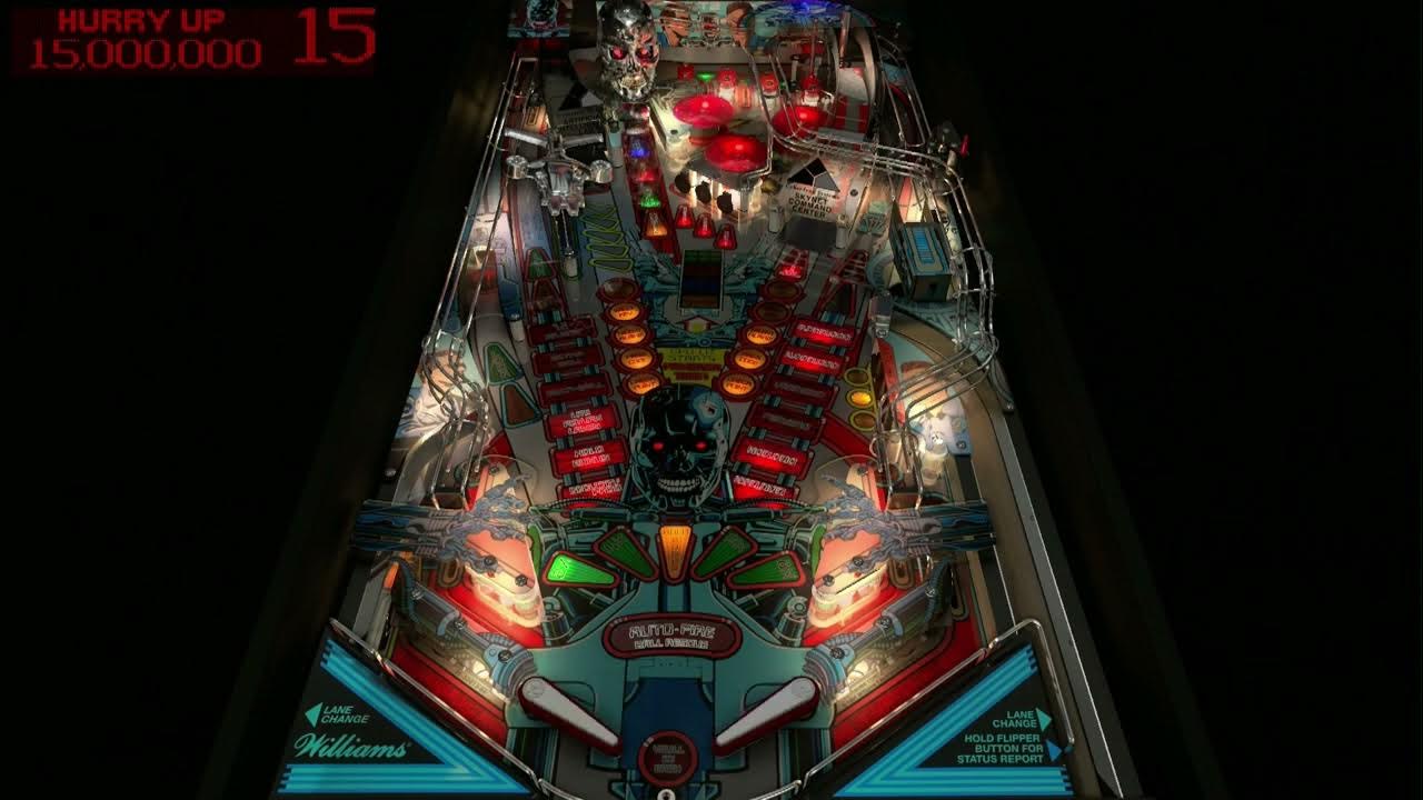 Visual Pinball - Terminator 2 (Williams 1991) - Batocera - YouTube