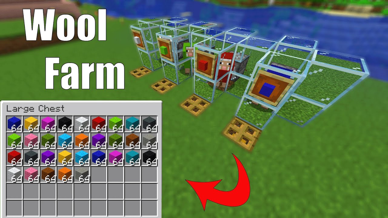Super Simple WOOL FARM in Minecraft 1.21.4+ EASY DESIGN - YouTube