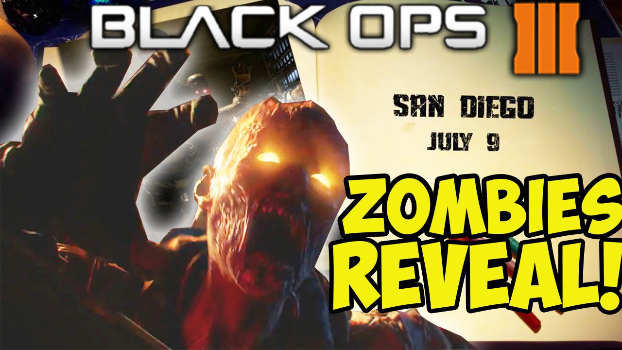 Black Ops 3 ZOMBIES - REVEAL DATE! Zombies REVEAL TRAILER at Comic Con ...