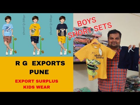Export Surplus Kids Wear||Boys Short Set - YouTube