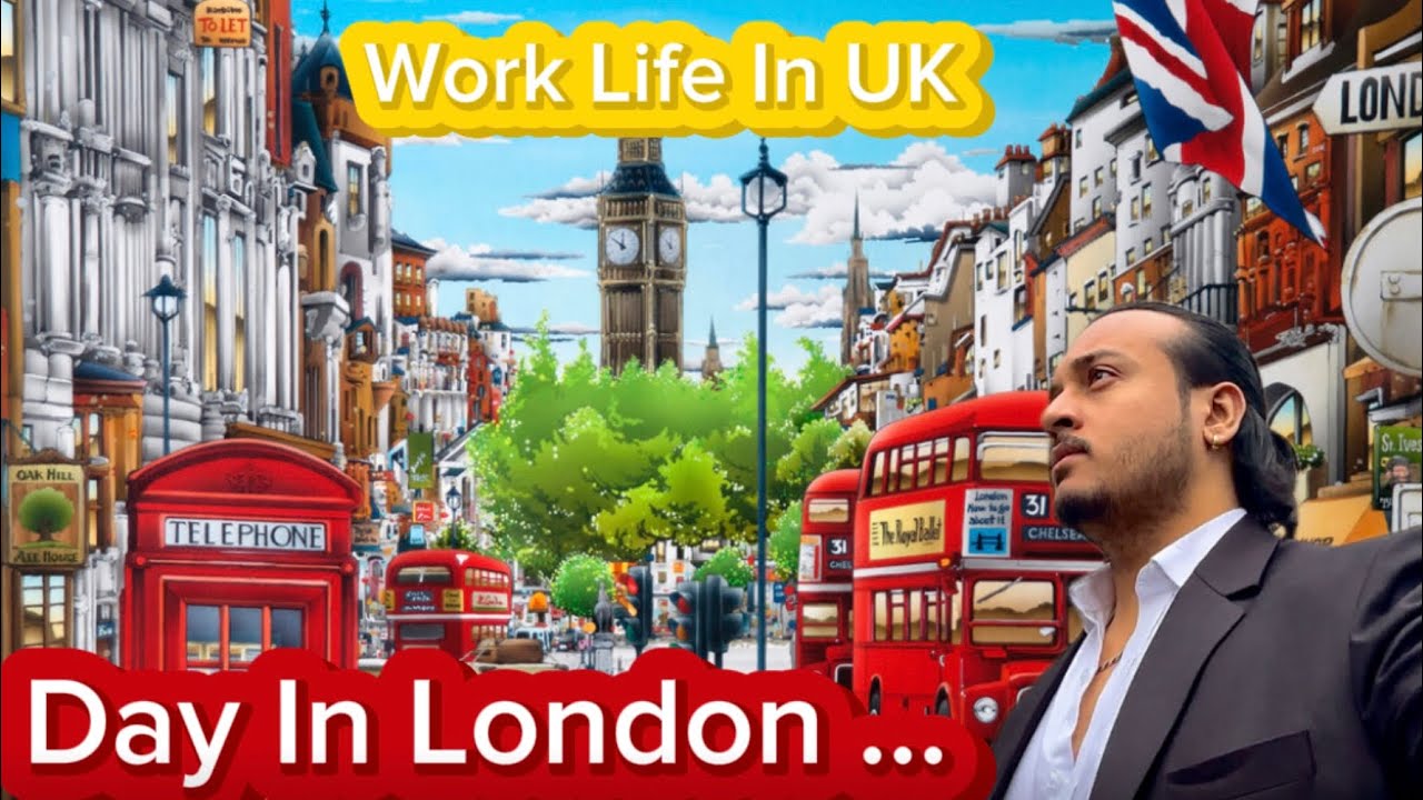 Day In London 🇬🇧 | Work Life in UK | Got Late From Work ⏰ | Usama ...