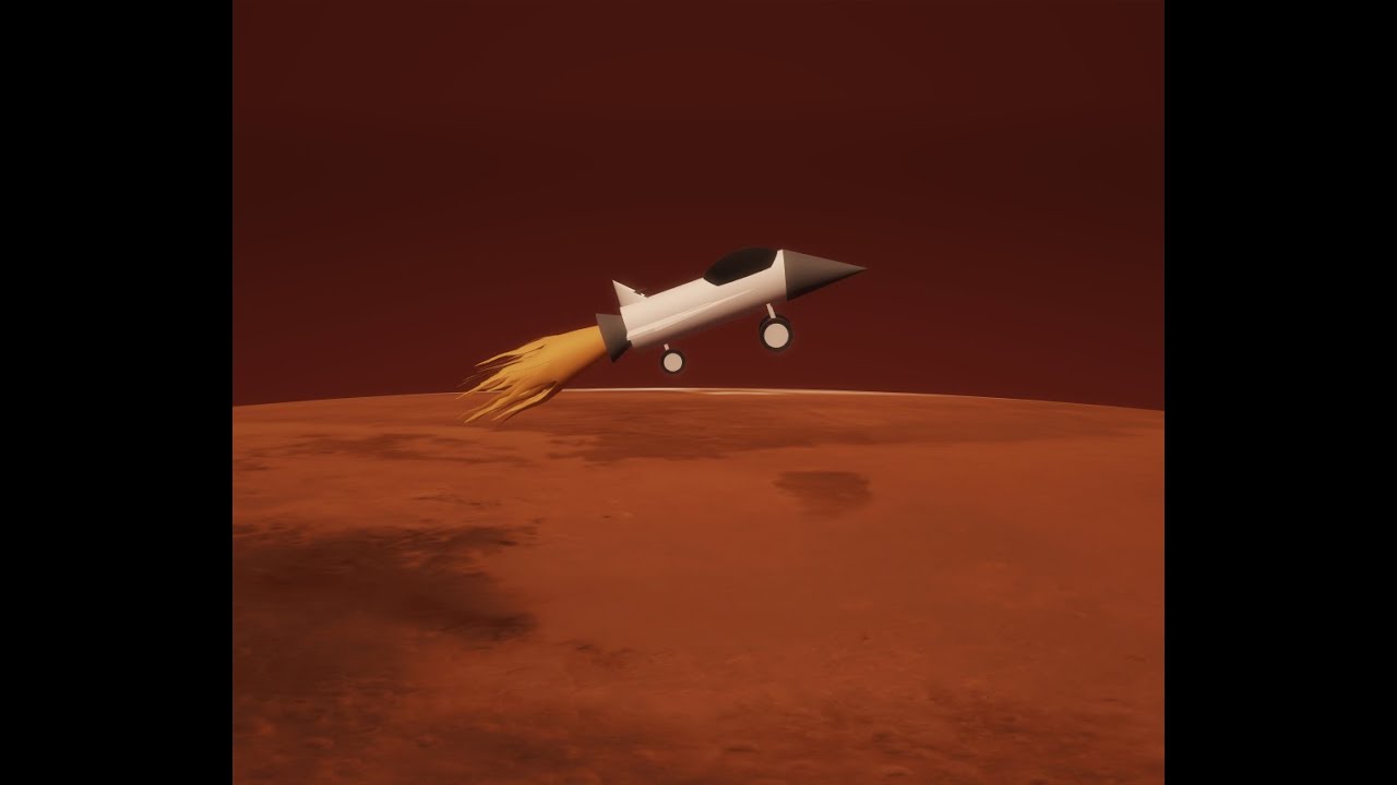SFS: Sending the plane to Mars! - YouTube