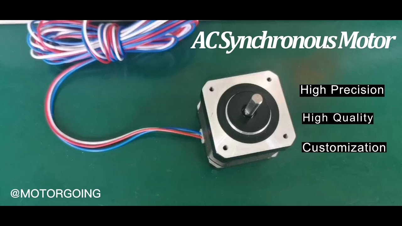 #synchronous motor - 42mm frame - YouTube
