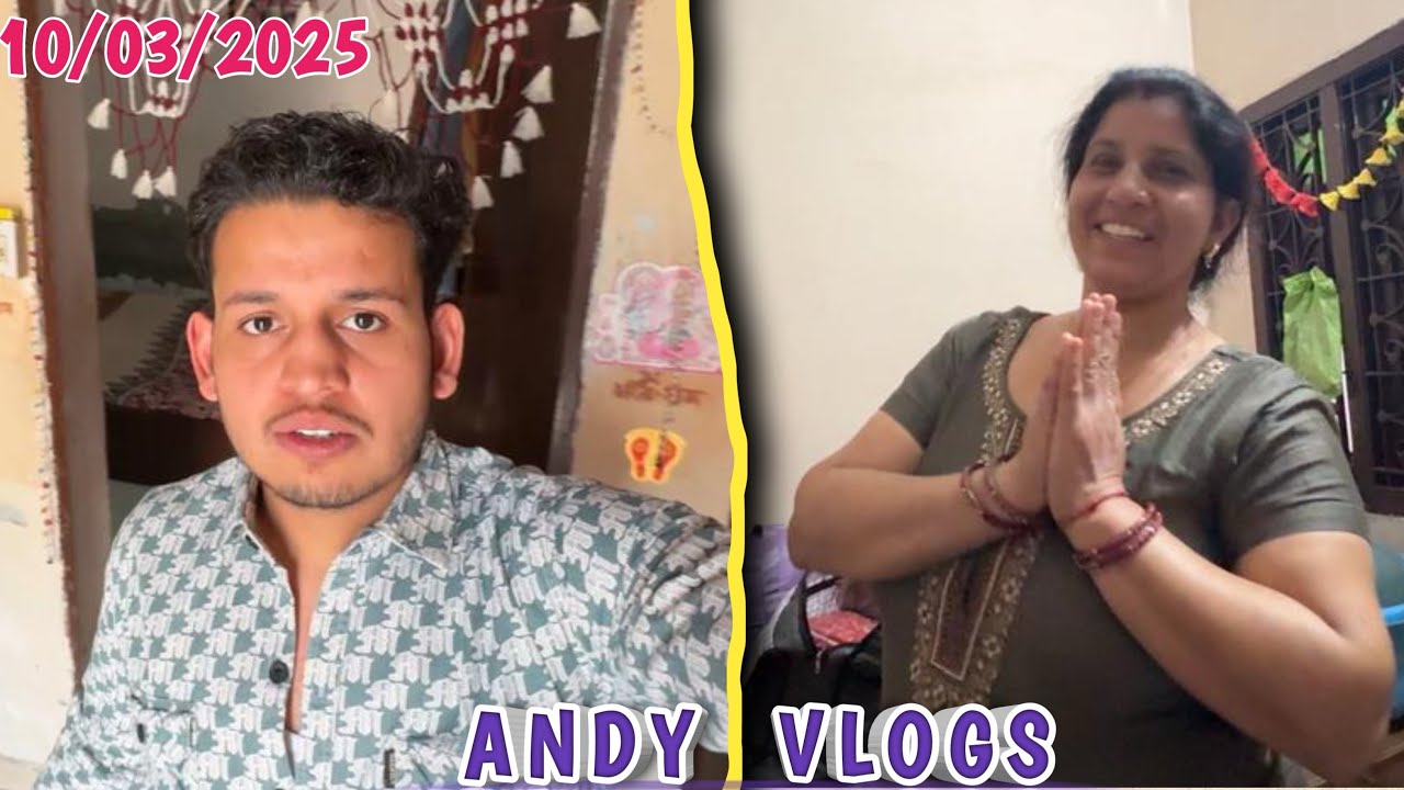 RADHE RADHE JI Aaj mummy aagayi vapis SATSANG ghar se apne ghar ️ | ANDY VLOGS - YouTube