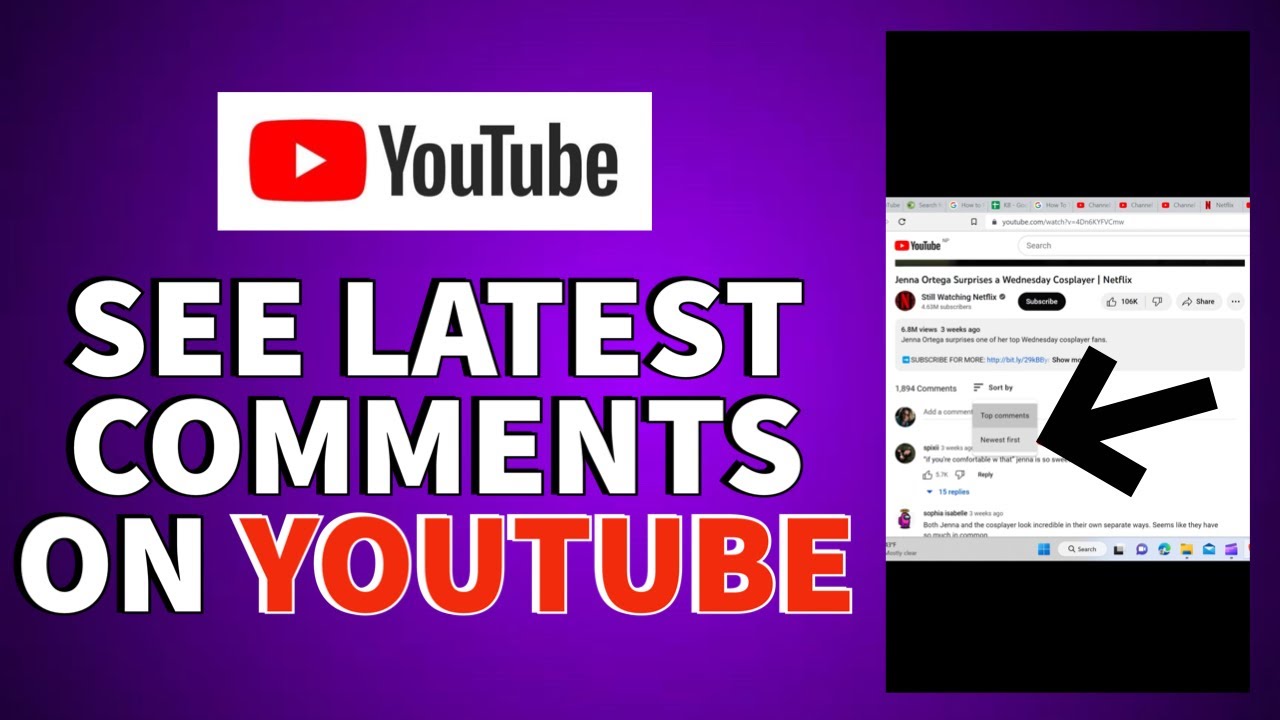 How To See the Newest Comment of a YouTube Video | See Latest Comment ...
