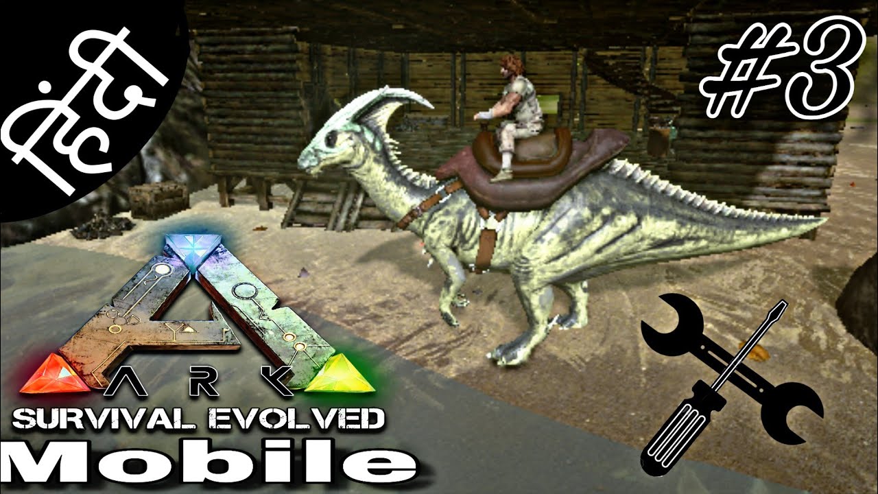 Upgrading my base, 241 damage bow. ARK survival evolved mobile episode ...