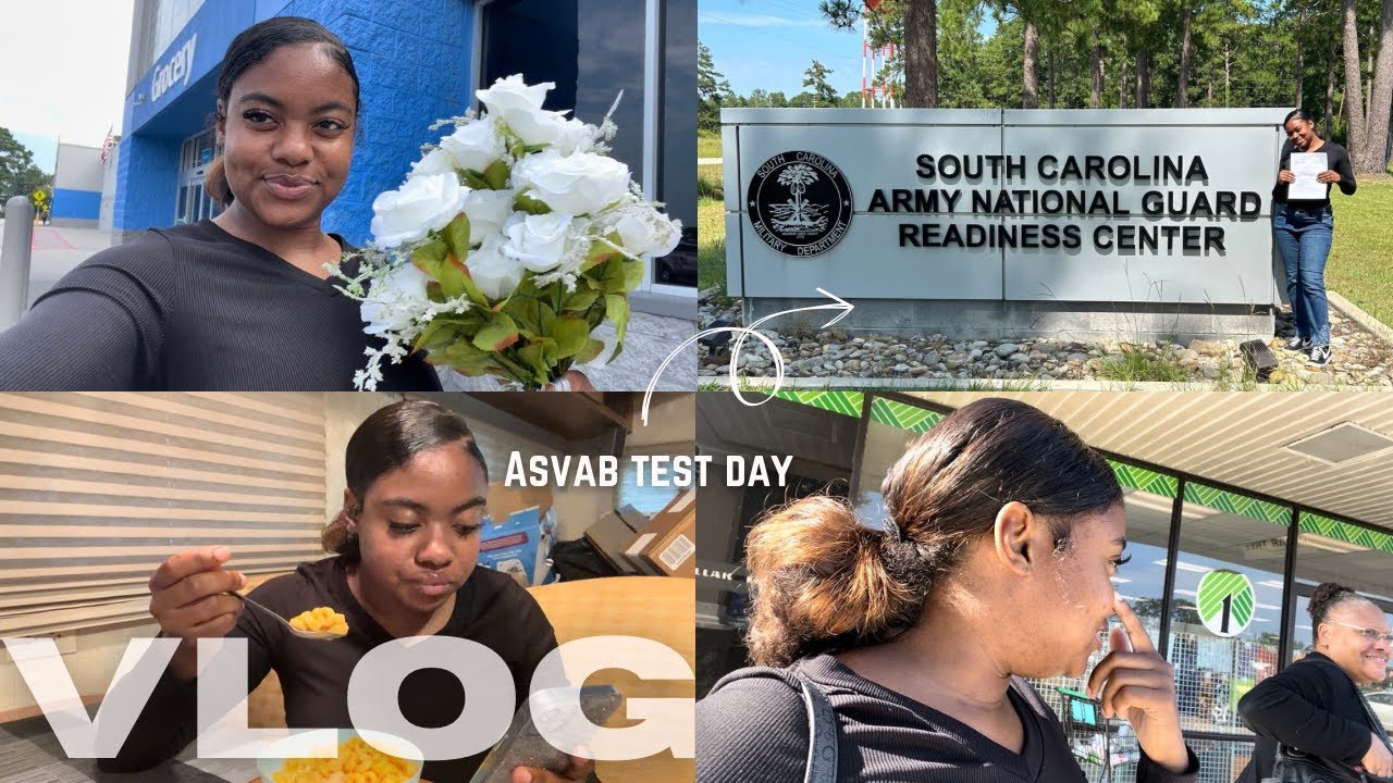 ASVAB TEST DAY!!! ITS TIME TO GET INTO MY FITNESS BAG | PICKING UP ...