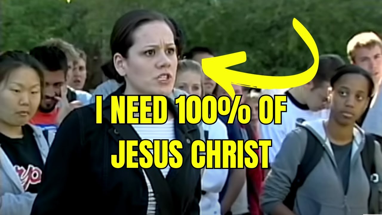 SHE'S ASKING FOR 100 PERCENT PROOF OF JESUS CHRIST - YouTube