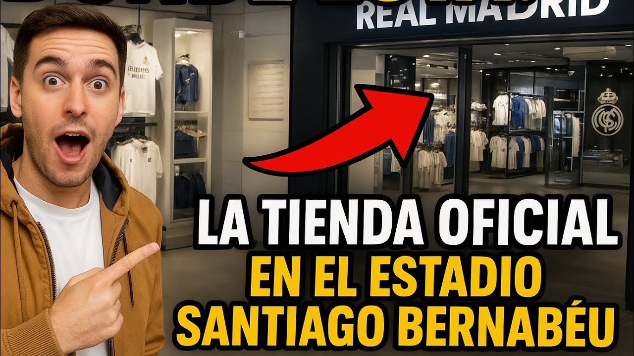 Increíble! 😱 Así es la Tienda Oficial del Real Madrid en el Bernabéu 🏟️ ...