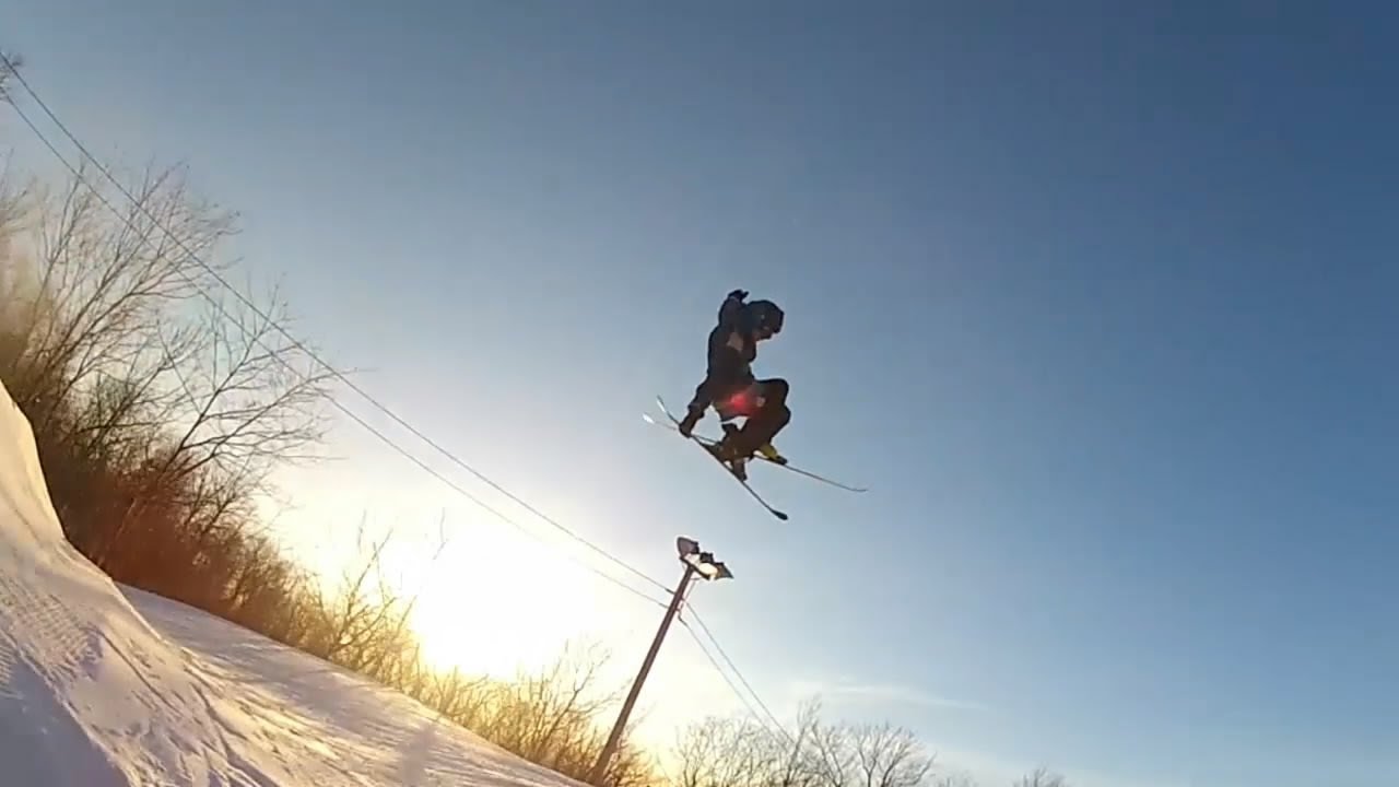 Freeskiing: Basic Grabs - YouTube