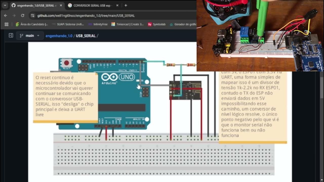 Como programar o ESP01 / ESP01S com ARDUINO, ESP32 ou ESP8266 sem conversosr USB-SERIAL - YouTube