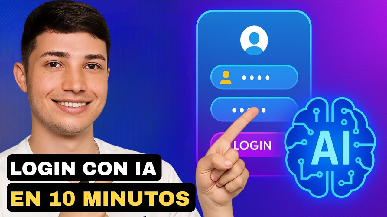 Como hacer un login con inteligencia Artificial | Muy Rápido y Fácil 😱 ...