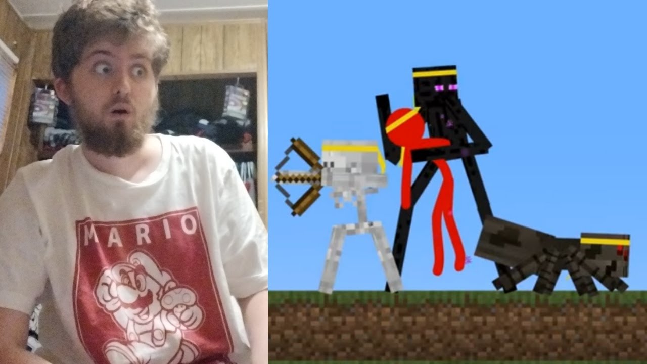 Alan Becker Reaction - Monster School - Animation vs. Minecraft Shorts ...