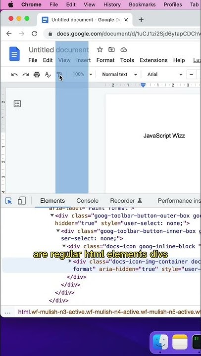 What are Google Docs made of? 🧱 #javascript #webdevelopment #programming #javascriptwizz #vscode ...