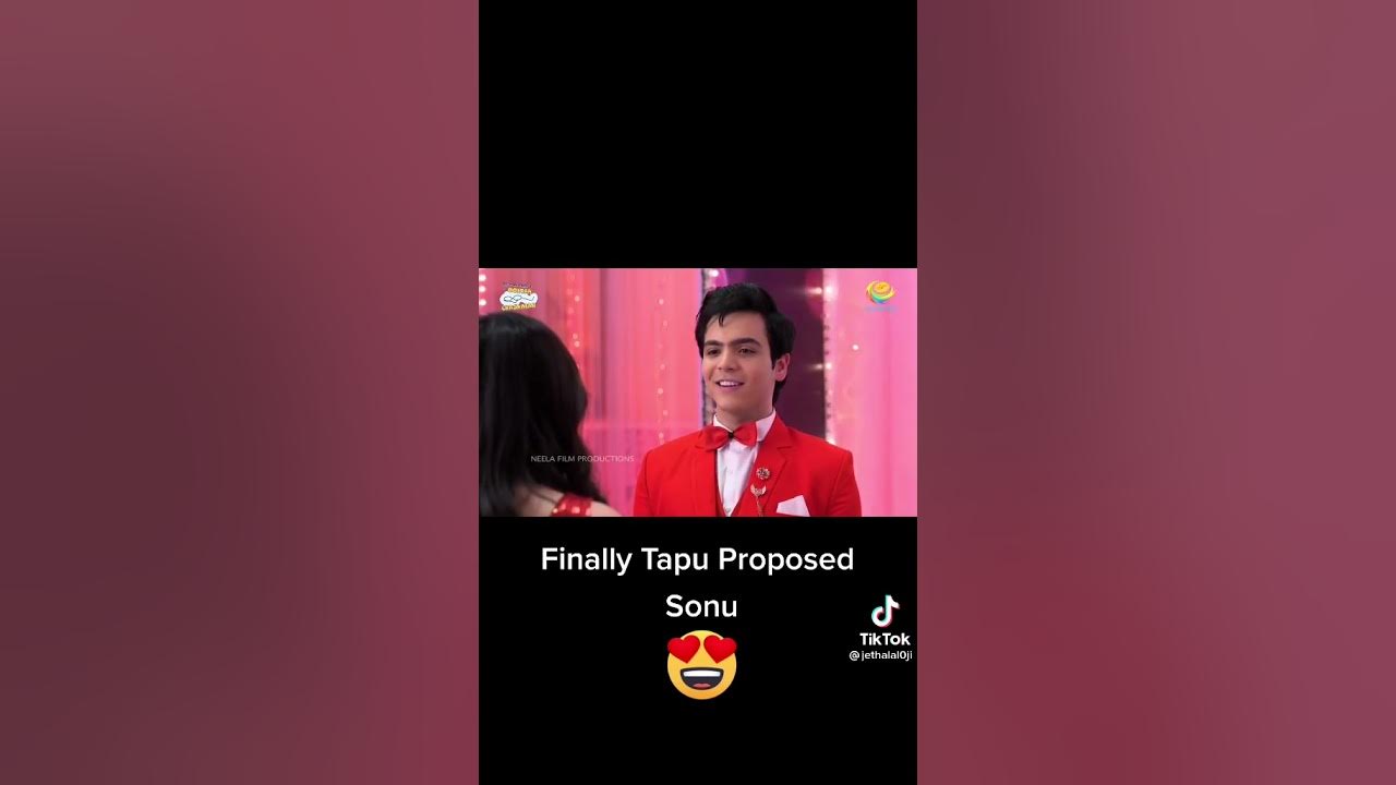 Tappu propose Sonu Tmkoc#shorts - YouTube
