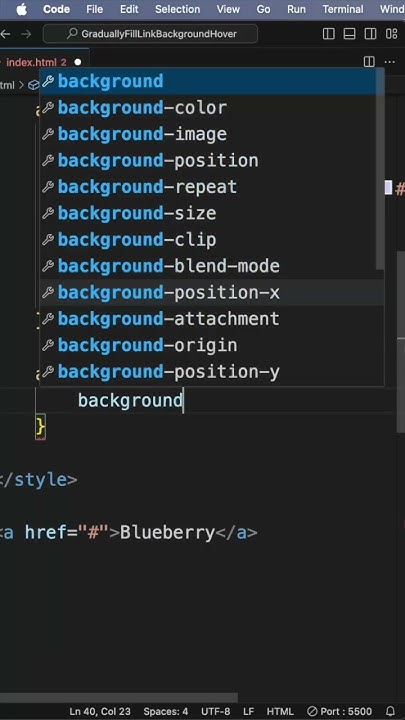 Gradually fill link background color on Hover with CSS - YouTube