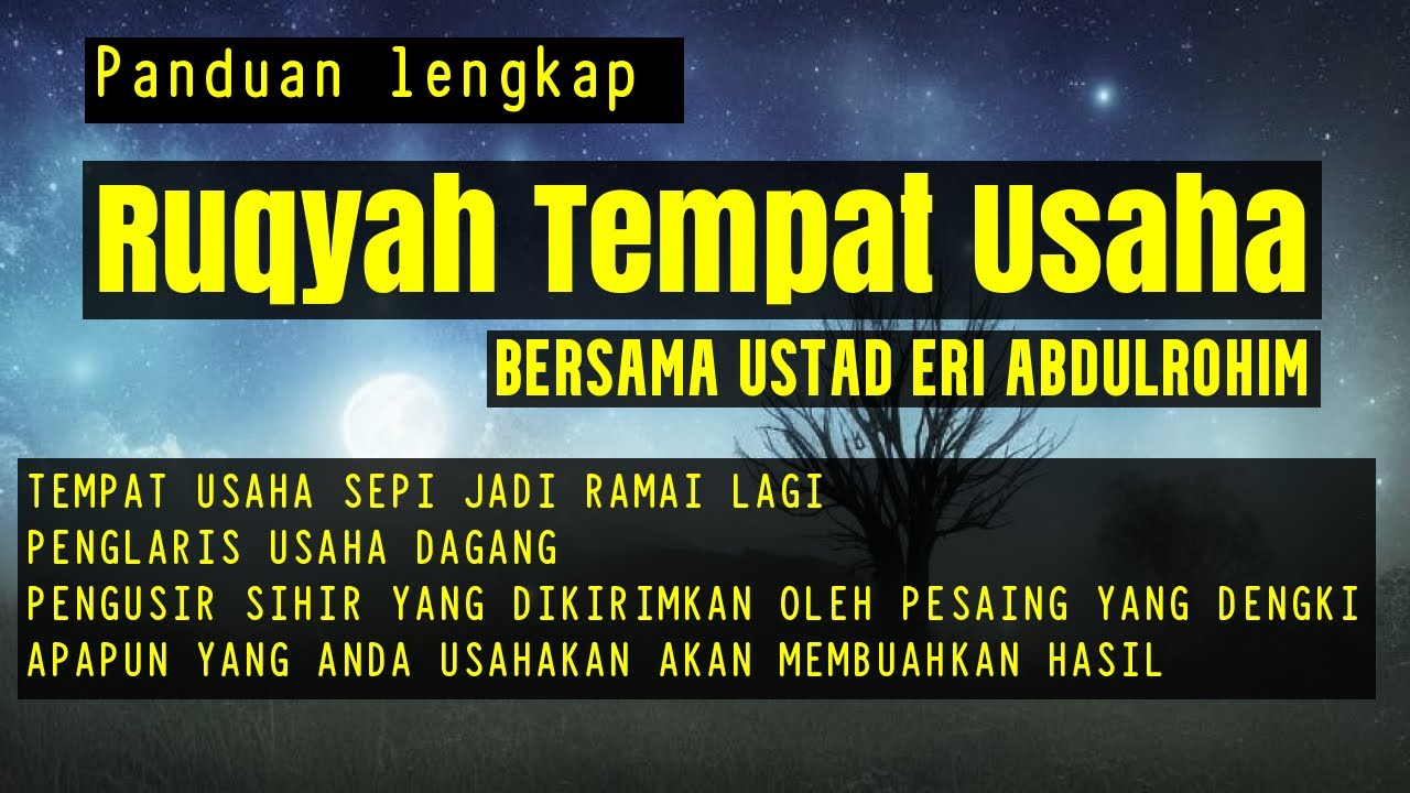 RUQYAH ONLINE Panduan Ruqyah Tempat Usaha, Penarik Rezeki Paling ...