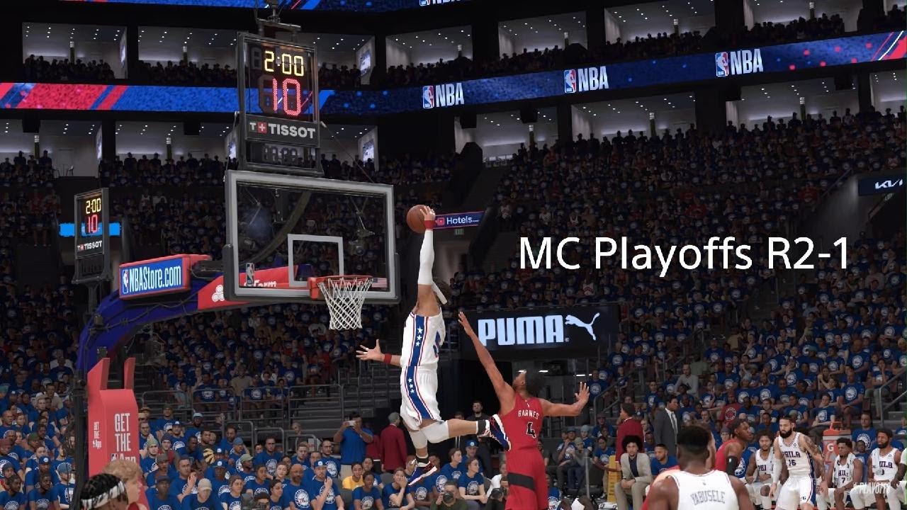 NBA 2K25_MC Playoffs R2-1 TOR バーンズを抑える - YouTube