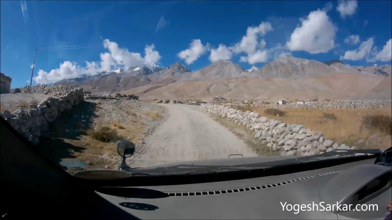 Drive from Pangong Tso to Chushul - YouTube