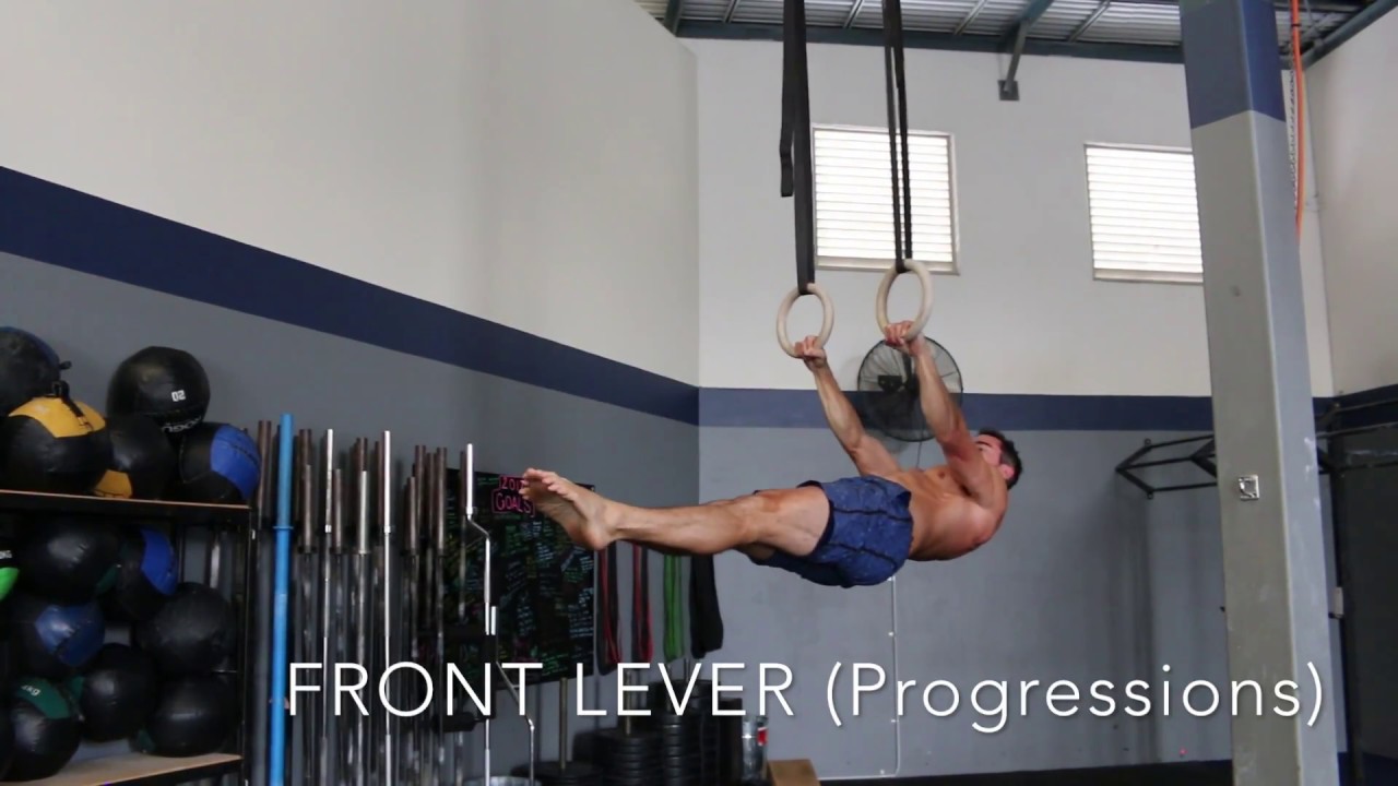 Front Lever Progressions - YouTube