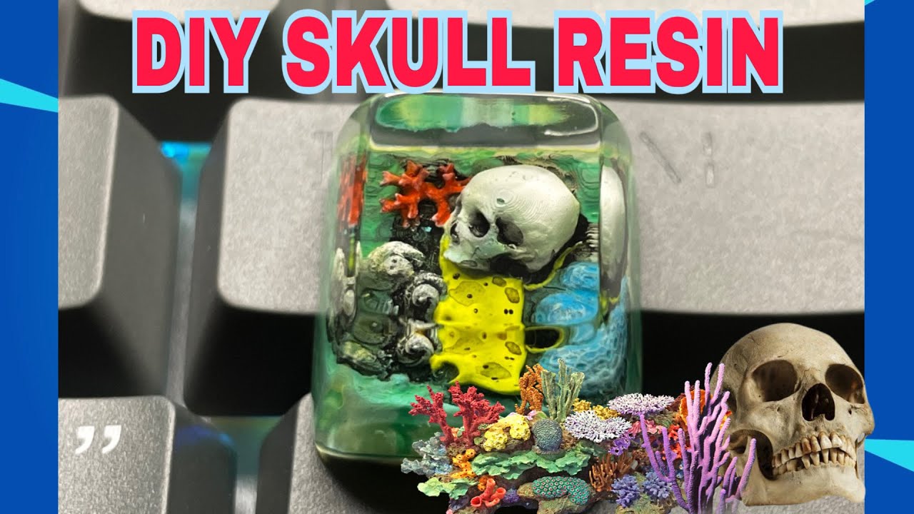 DIY Skull Resin - YouTube