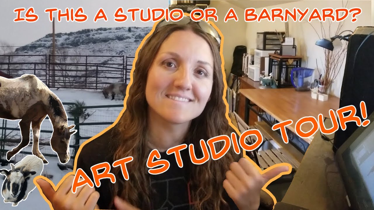 Check Out My New Art Studio!!! - YouTube