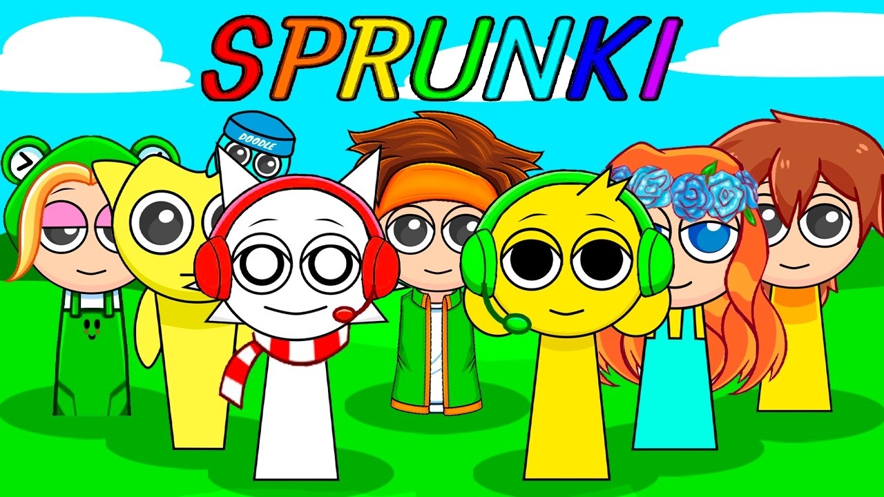 I ADDED THE MOST FAMOUS SPRUNKI YOUTUBERS IN THE WORLD! - YouTube