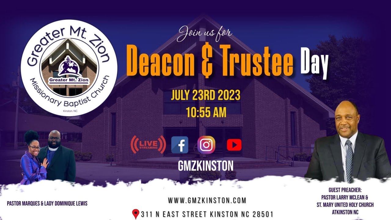 Deacon and Trustee Day - YouTube