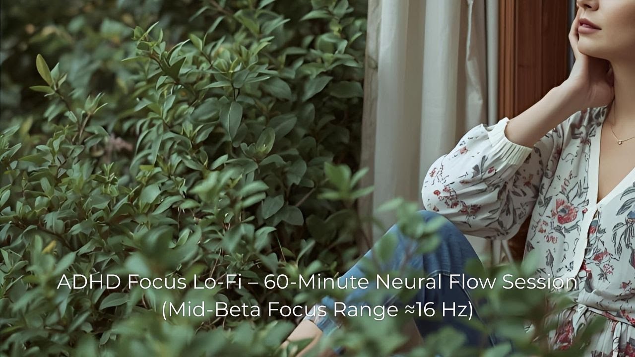ADHD Focus Lo-Fi – Neural Flow 60 Min (≈16 Hz Focus Range) - YouTube