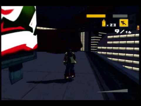 JSRF - Skyscraper District & Pharoah Park - Graffiti - YouTube