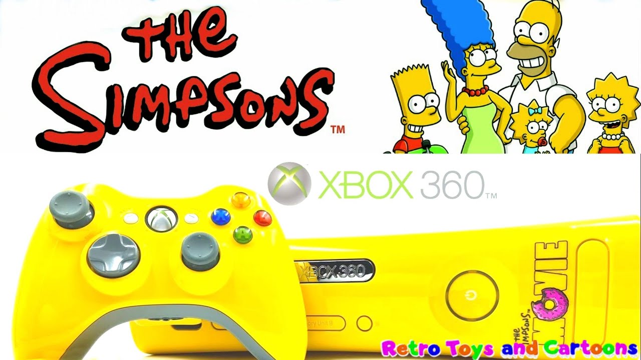 The Simpsons Movie Limited Edition Xbox 360 Fox Commercial Retro Toys ...