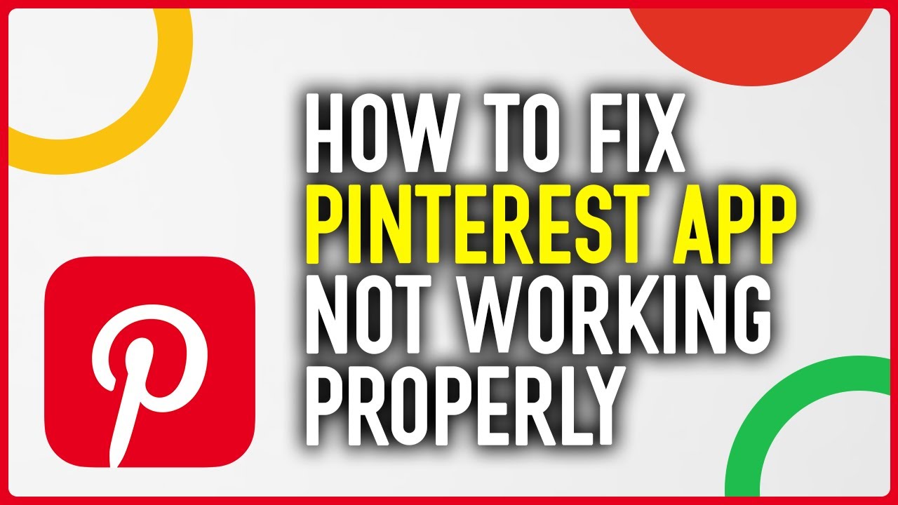 How To Fix Pinterest App Not Working Properly - YouTube