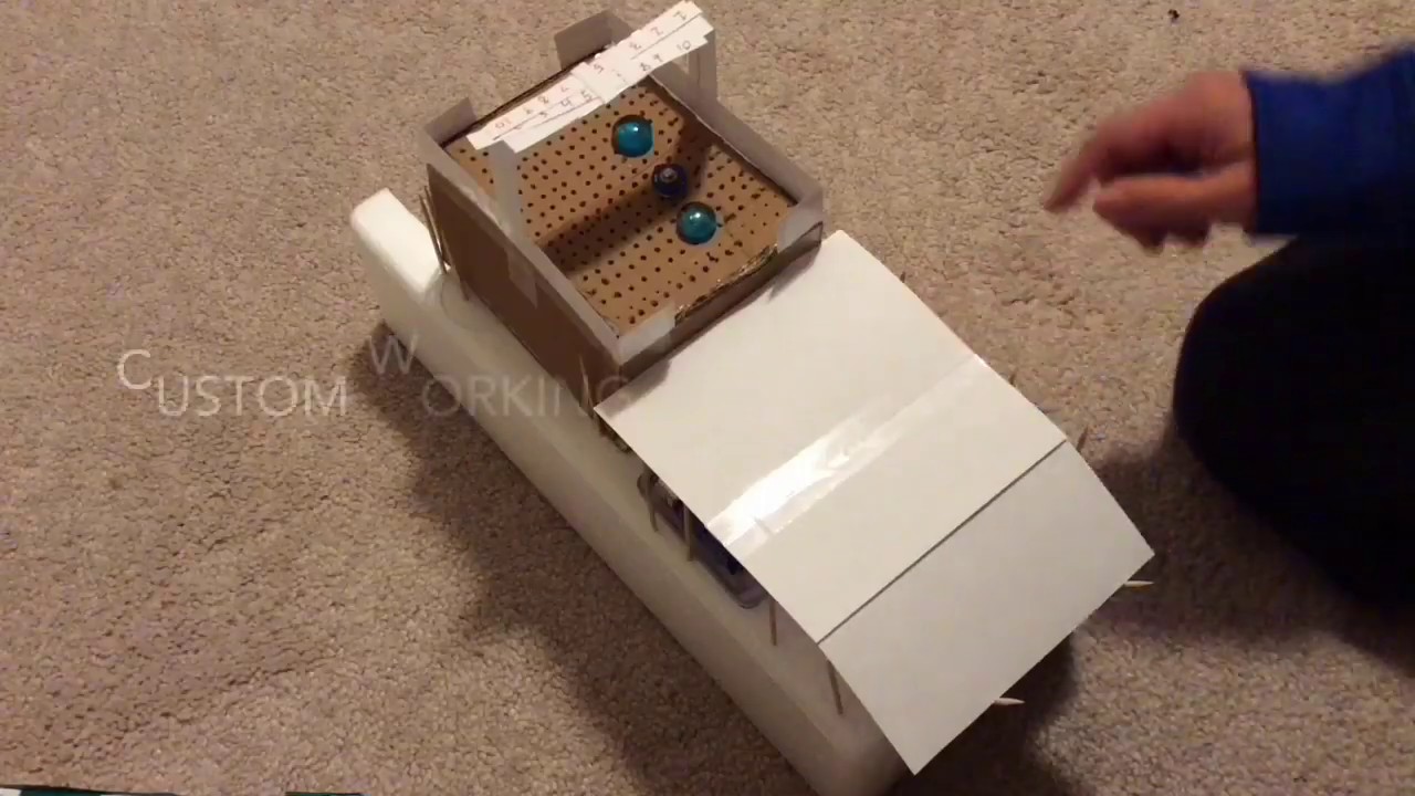 Awesome Mini Homemade Air Hockey Machine! - YouTube