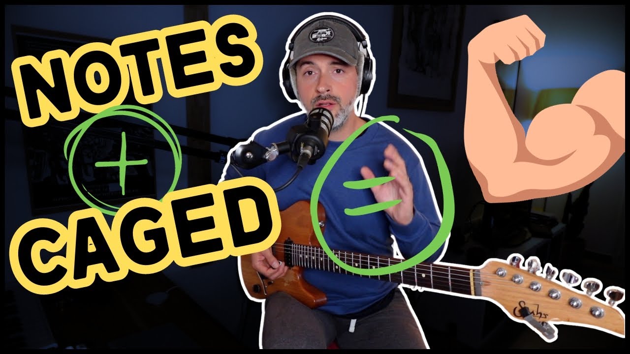Lier les NOTES au SYSTEME CAGED // apprendre vos NOTES (3/7) - YouTube