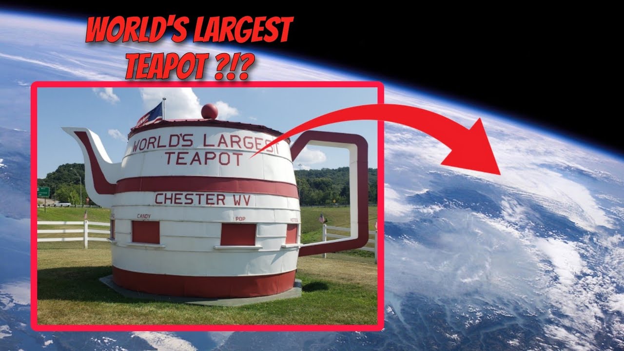 World's largest teapot on google maps and google earth 🌍 गूगल अर्थ # ...