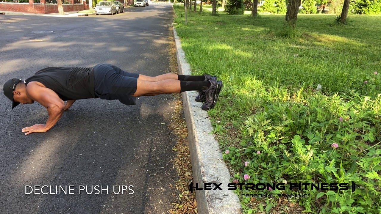 Decline Push Ups - YouTube