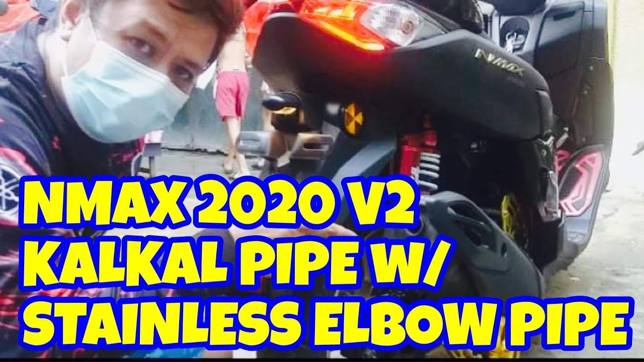 Nmax 2020 V2 Pinakalkal stock pipe - YouTube