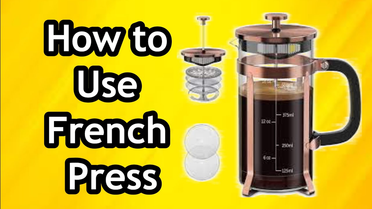 How to Use French Press In Your Home - YouTube