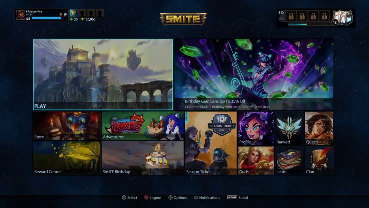 Trying for a new mastery ten Smite - YouTube
