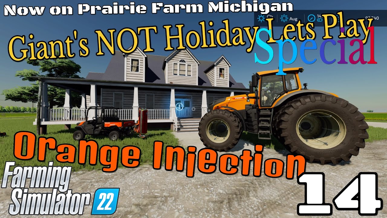 Giants NOT Holiday Lets Play Special #14 / Orange Injection ! on FS22 ...